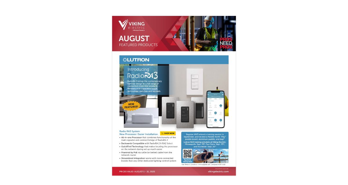 AUG 2025 Featured Products-Viking Electric