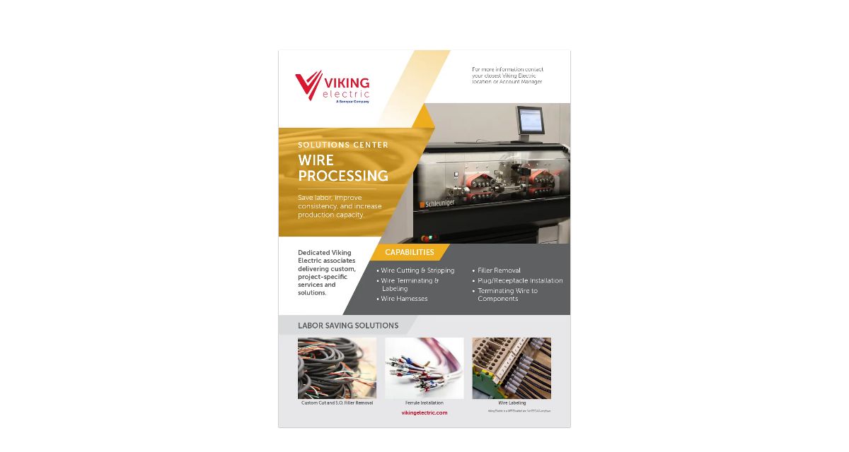 Solutions Center - Wire Processing