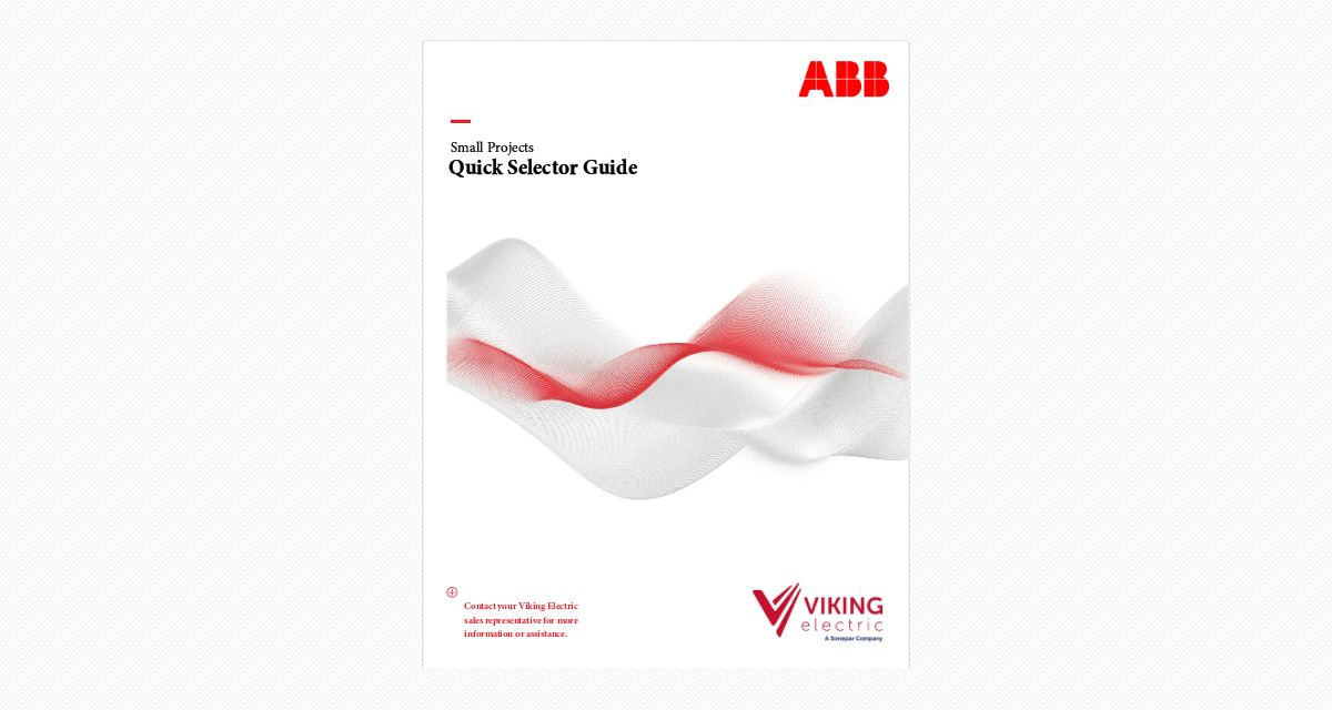 ABB Quick Selector Guide for Small Projects