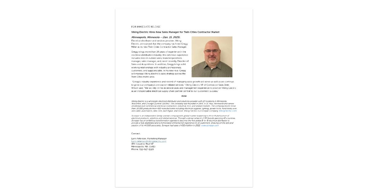 Gregg Miller Release