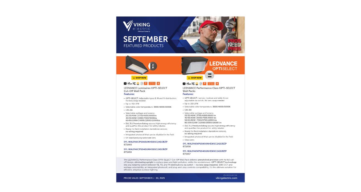 SEP 2025 Featured Products-Viking Electric